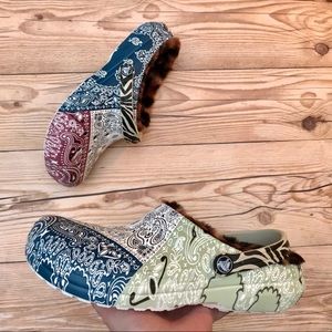 CROCS | Shoes | Crocs Classic Lined Bandana Clog | Poshmark